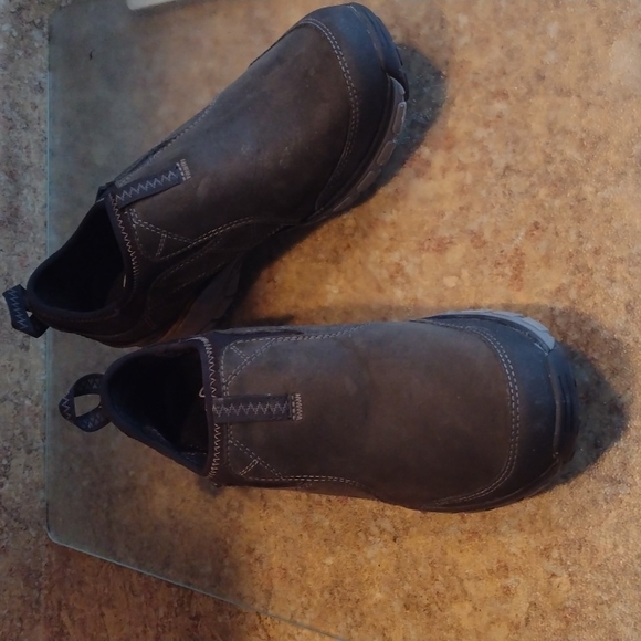 Clarks | Shoes | Clarks Wave Walk Perfect Condition Nice Treads Heel ...